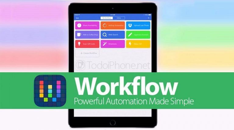 Workflow: App Para Automatizar Tareas Desde tu iPhone