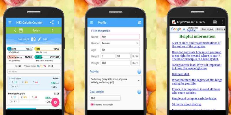 Las Mejores Apps Para Contar Calorías en Android